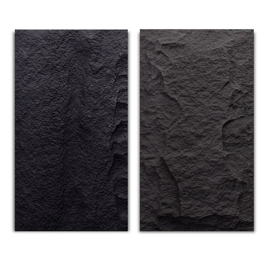 Rectangular Ceramic Textured Straight Edge Singular Tile Stacked Stone ...