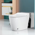 Modern Siphon Jet Toilet Concealed Tank Flush Toilet with Toilet Seat ...