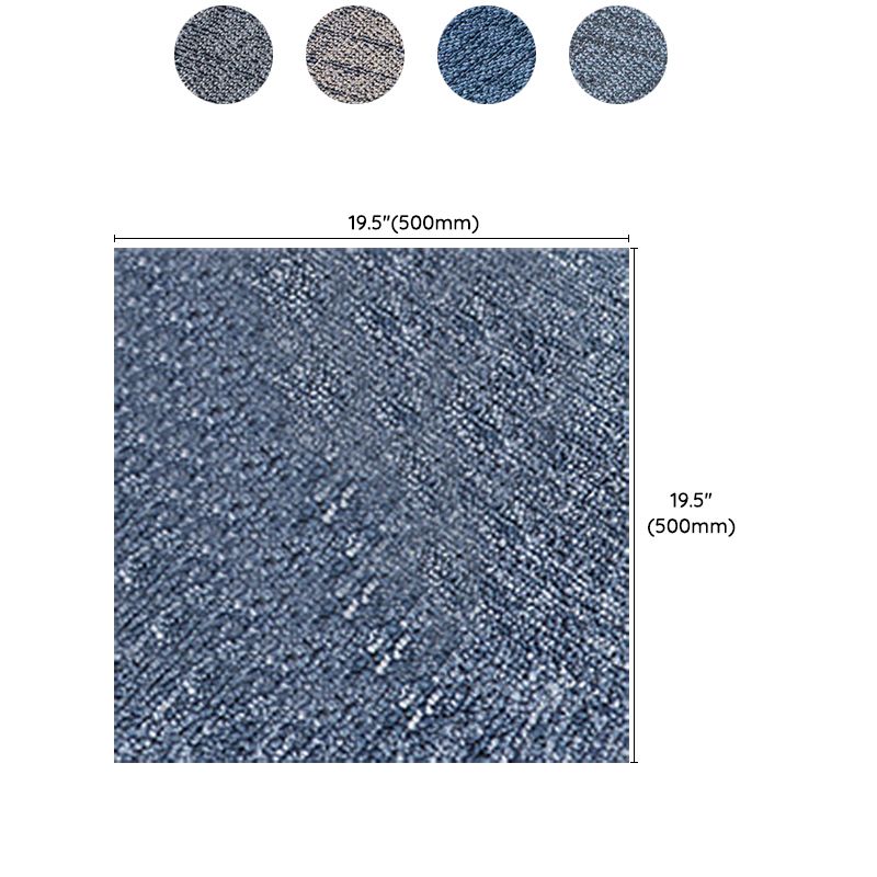 Modern Carpet Tiles Multi Level Loop Non-Skid Carpet Tile for Foyer ...