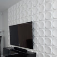 Modern Style PVC Wall Panel Living Room Peel and Stick 3D Wall Paneling ...
