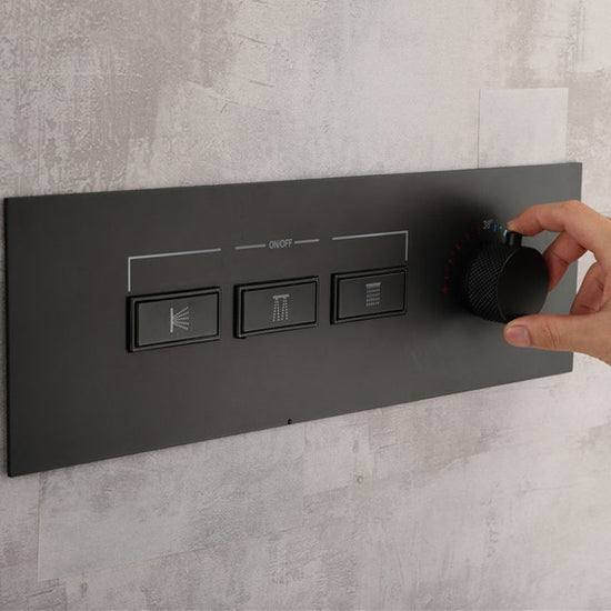 Contemporary Square Shower Trim Wall Mounted Shower Set for Bathroom ...