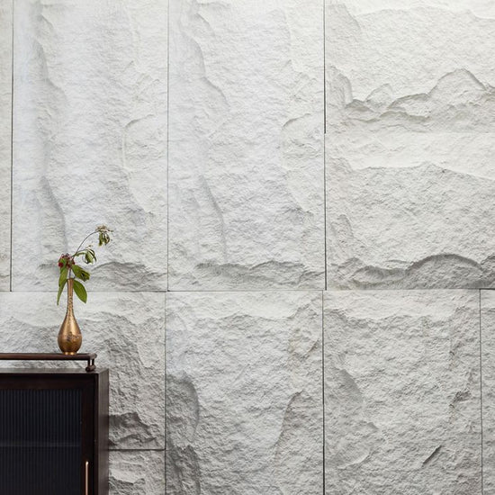 Rectangular Ceramic Textured Straight Edge Singular Tile Stacked Stone ...