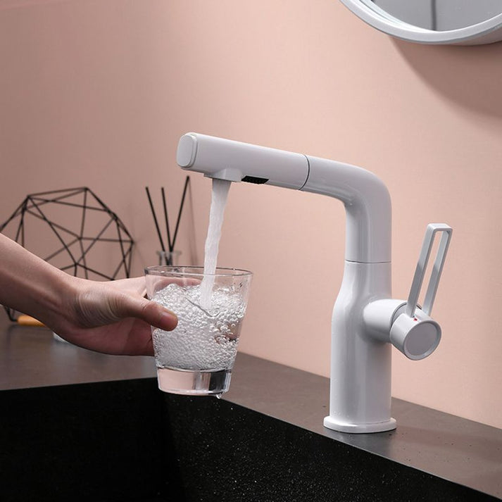 Adjustable 1 Handle Vessel Faucet Circular Lever Handles Faucet for ...