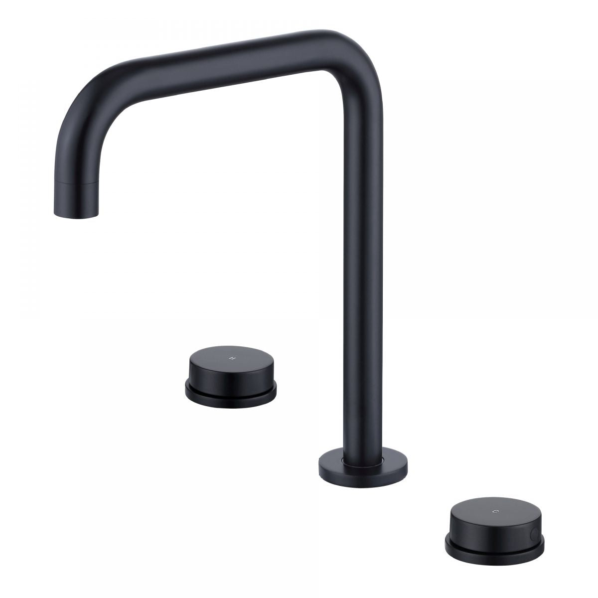 Glam Brass Widespread Bathroom Faucet 3 Hole Circular Vanity Faucet ...