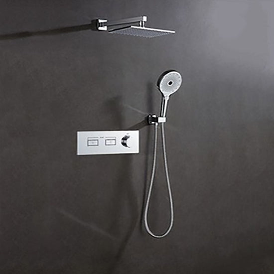 Contemporary Square Shower Trim Wall Mounted Shower Set for Bathroom ...
