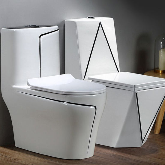 Floor Mounted Porcelain Urine Toilet Traditional Siphon Jet Flush ...