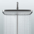 Digital Display Shower System Brass 2 Shower Heads Shower Set - Clearhalo