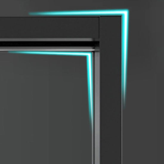 Narrow Bezel Transparent Shower Door Tempered Glass Shower Bath Door ...