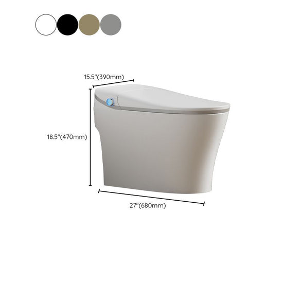 Modern Indoor Siphon Jet Toilet Bowl Floor Mounted All-In-One Toilet ...