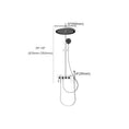 Modern Shower Combo Brass Handheld Shower Head Wall Mounted Shower Set ...