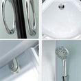 Round Shower Enclosure Full Frame Double Sliding Door Shower Room ...