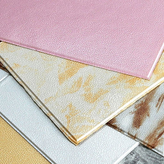 Glam Wall Paneling Peel and Stick Texture Effect Design Square Wall ...