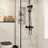 Patterned Rectangular Tile Modern Straight Edge Matte Floor Tile ...