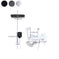 Wall Mounted Shower System Modern Handheld Shower Head Raining Jet ...
