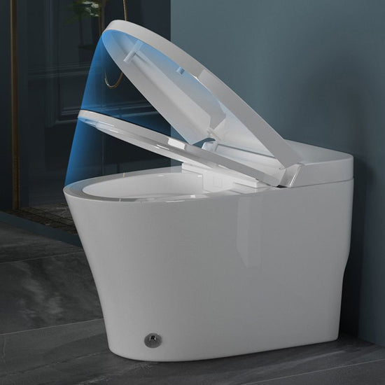 Modern White Flush Toilet Floor Mounted Urine Toilet for Washroom ...