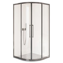 Round Shower Enclosure Double Sliding Door Tempered Glass Shower Room ...