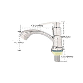 Modern Bathroom Faucet Chrome Knob Handle with Water Hose Vessel Sink ...