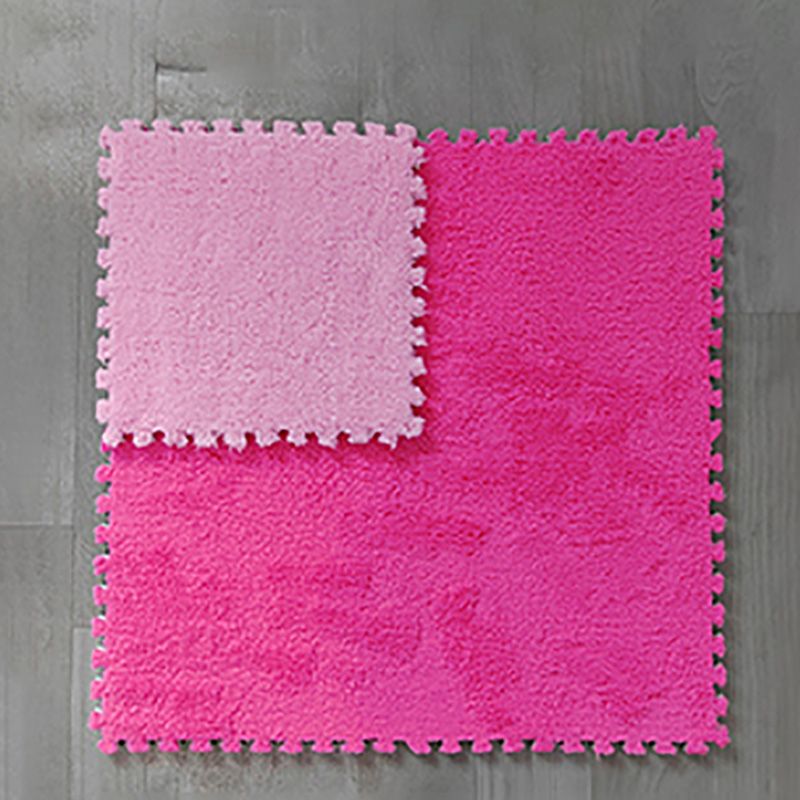 Modern Tiles and Carpet Plush Cut Interlocking Non-Skid Carpet Tiles ...