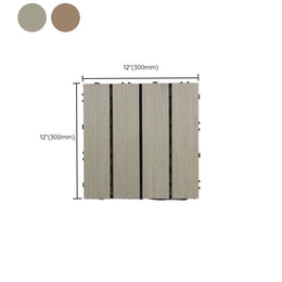Outdoor Floor Board Stripe Composite Waterproof Square Deck Plank ...