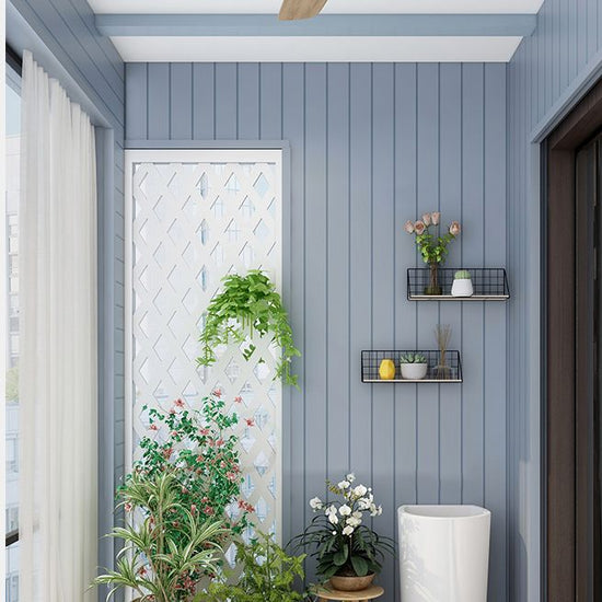 Contemporary Wall Paneling Smooth 20 Panels Waterproof Wall Paneling ...