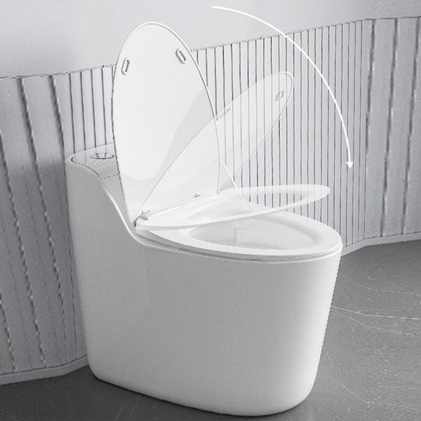 Traditional Ceramic Flush Toilet Floor Mounted Urine Toilet with Seat ...