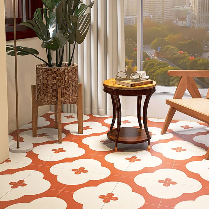 Modern Style Floor Tile Scratch Resistant Geometric Pattern Straight ...