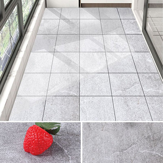 Peel & Stick Vinyl Flooring Smooth Vinyl Flooring with Marble Look ...