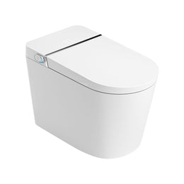 Contemporary White Flush Toilet Seat Included Urine Toilet for Bathroom ...