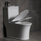 Floor Mounted Toilet One-Piece Toilet Porcelain Siphon Jet Flush Toilet ...