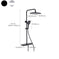 Knob Handle Shower Set Shower Hose Wall Mounted Copper Shower Set with ...