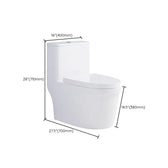 Modern Toilet Bowl All In One Floor Mounted Porcelain Urine Toilet ...