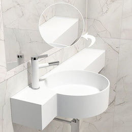 Modern Bathroom Sink Man Made Rock Specialty Vessel Bathroom Sink(Not ...
