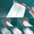 5-Spray Patterns Handheld Shower Head High Flow Wall-Mount Showerhead ...