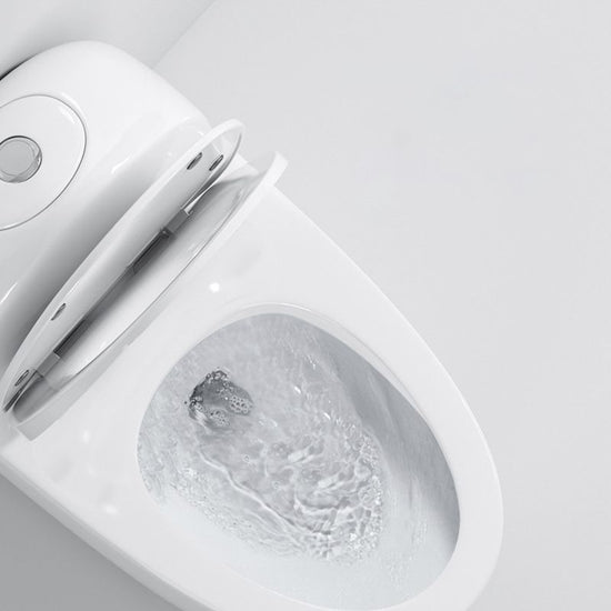 Polished Finish Floor Mounted Toilet Siphon Jet Modern Toilet Bowl ...