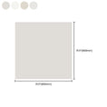 Square Pure Color Floor Tile Scratch Resistant Straight Edge Floor Tile ...