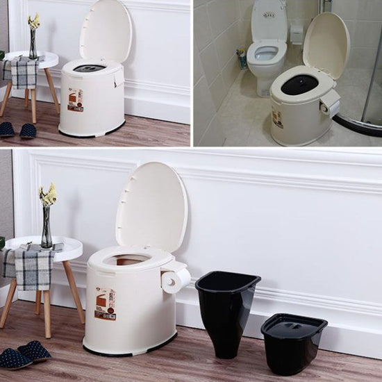 Contemporary Plastic Toilet Floor Mounted Toilet Bowl with Seat for ...