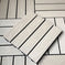 Water-resistant Deck Plank Stripe Composite Square Outdoor Floor Board ...