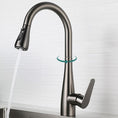 Modern Style Retractable Kitchen Faucet Stainless Steel Single Handle ...