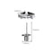 Modern Bathroom Hardware Set Silver Metal Bathroom Accessory - Clearhalo