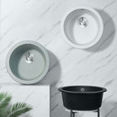 Single Bowl Kitchen Sink Modern Style Round Shape Kitchen Sink with ...