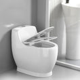 Modern Floor Mount Toilet Bowl Siphon Jet Toilet with Seat for Bathroom ...