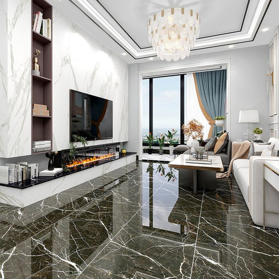 Ceramic Floor and Wall Tile Indoor Floor and Wall Tile with Rectangular ...