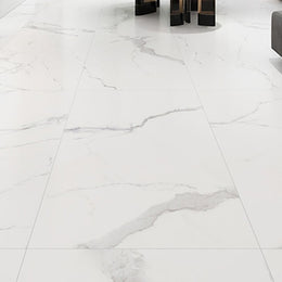 Marble Rectangular Singular Tile Mirrored Floor and Wall Tile - Clearhalo