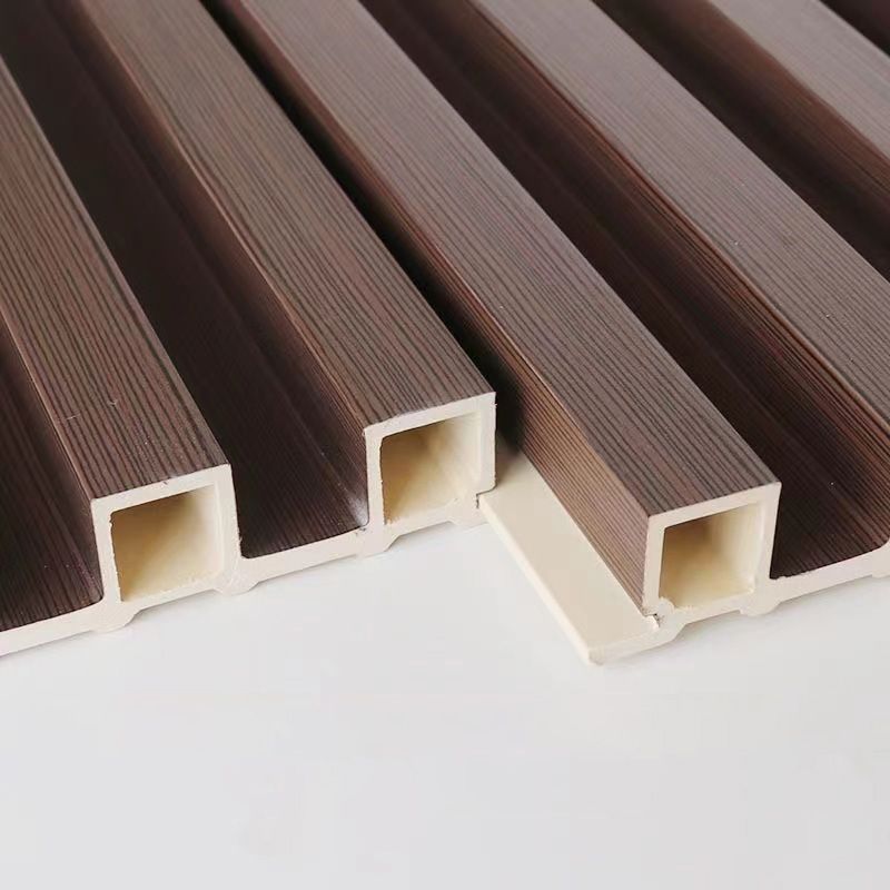 Modern Wood Paneling Smooth Wall Interior Wood Plank Set of 5 - Clearhalo