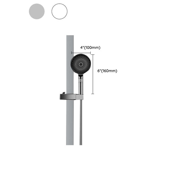 Shower Set Digital Display Simple Split Shower Set Bathroom Full Copper ...