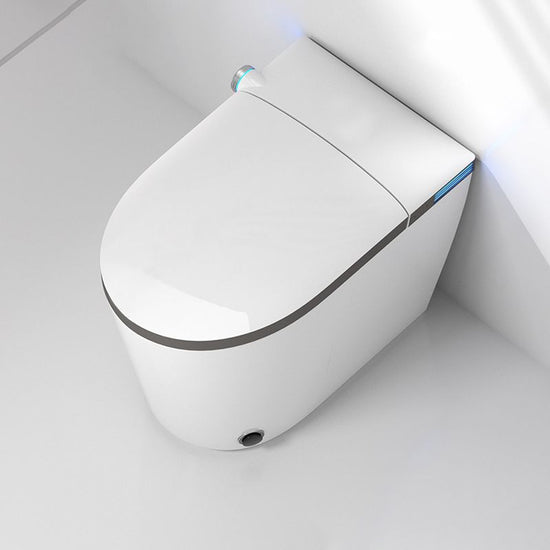 Modern Antimicrobial Floor Standing Bidet with Elongated Bowl Shape ...
