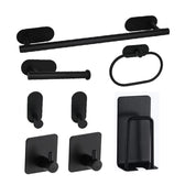Stainless Steel Bathroom Set Modern Style Simple Bathroom Hardware Set ...