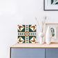 Green Vintage Pattern Wall Tiles Natural Stone Rectangular Tiles ...