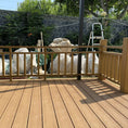 Deck Plank Outdoor Wooden Striped Pattern Waterproof Floor Board ...