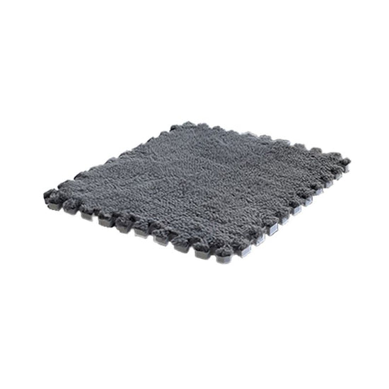 Carpet Floor Tile Level Loop Interlocking Non-Skid Carpet Tiles - Clearhalo